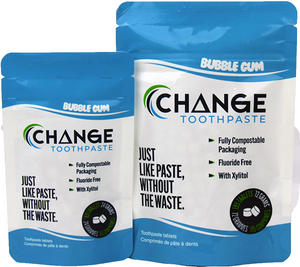 Change Toothpaste - Tablets - Bubble Gum– Green Tree Beauty Inc.