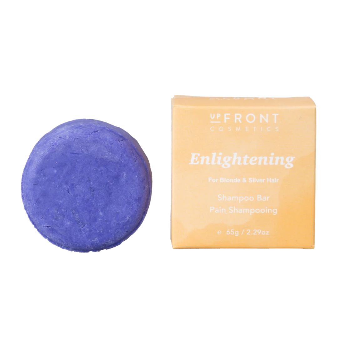 Upfront Cosmetics - Shampoo Bar - Enlightening (Blonde Toner)– Green ...
